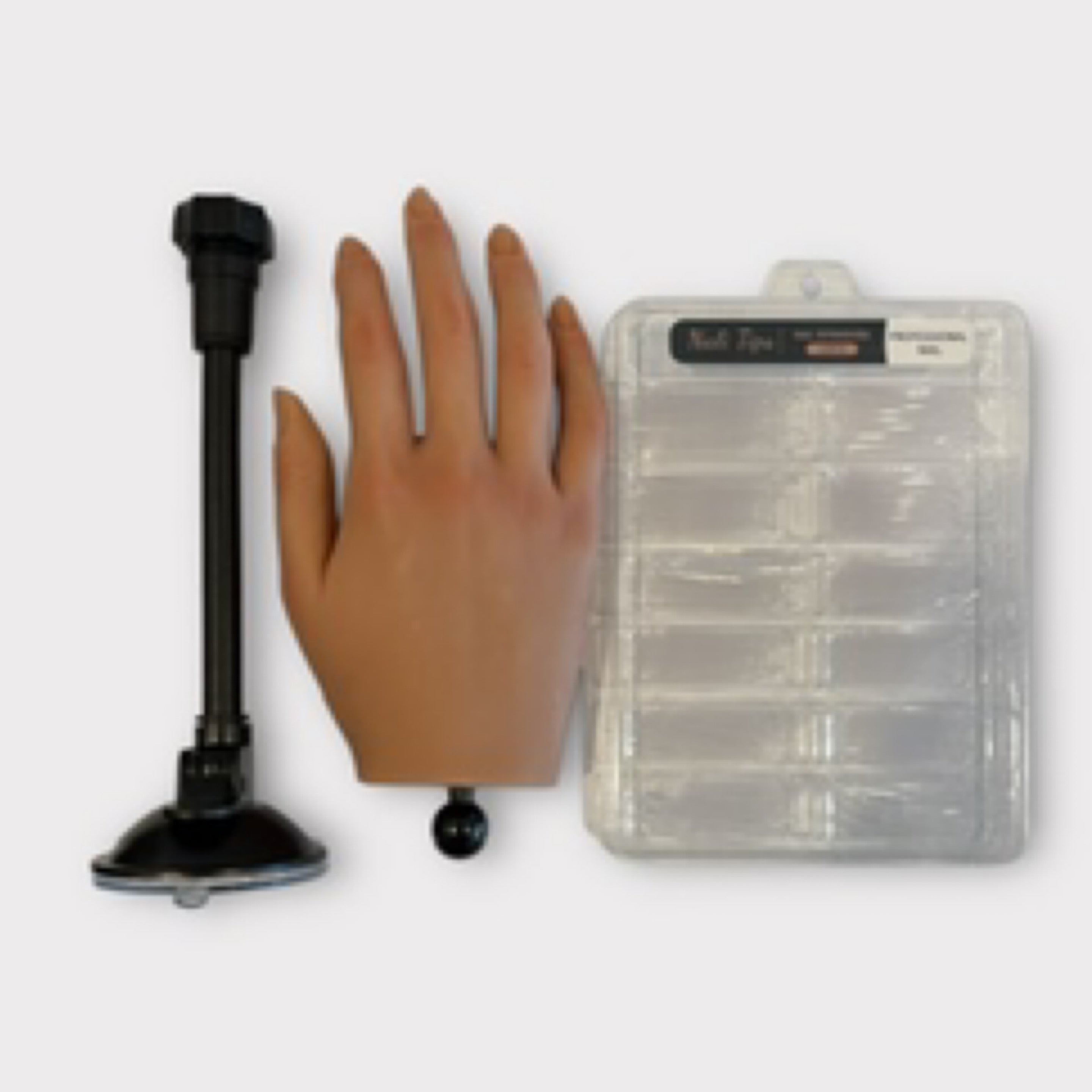 Silicone Practice Hand w/Stand and Tips | Goddess Nail Supplies