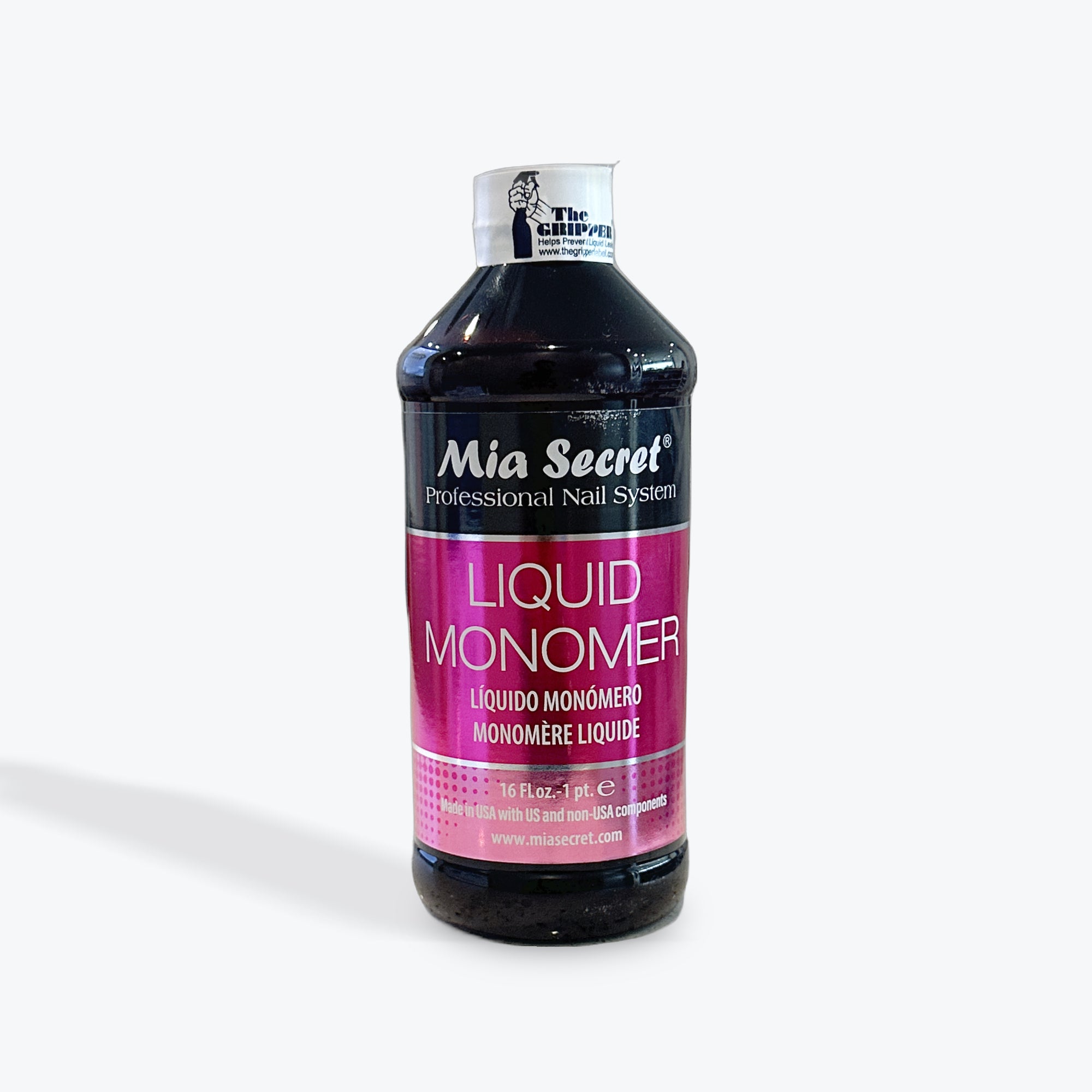 Mia Secret Liquid Monomer - 16 Fl oz | Goddess Nail Supplies